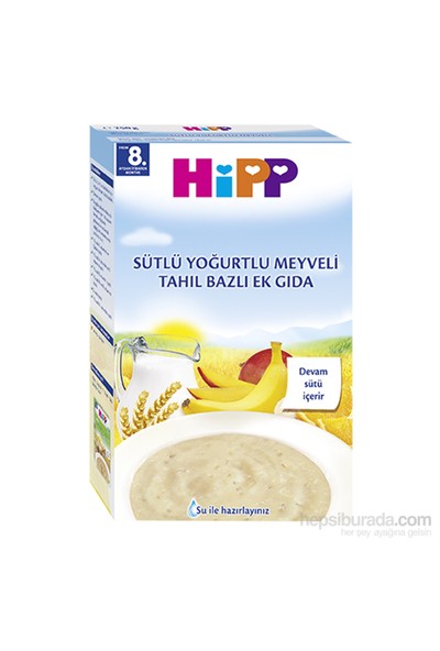 Hipp Organik İyi Geceler Sütlü Yoğurtlu Meyveli Kaşık Maması 250 gr Hipp Organik İyi Geceler Sütlü Yoğurtlu Meyveli Kaşık Maması 250 gr
