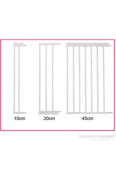 MinyBaby Otomatik Kapanır German Style Stop / Auto Close Güvenlik Kapısı Uzatma Parçası / Beyaz MinyBaby Otomatik Kapanır German Style Stop / Auto Close Güvenlik Kapısı Uzatma Parçası / Beyaz