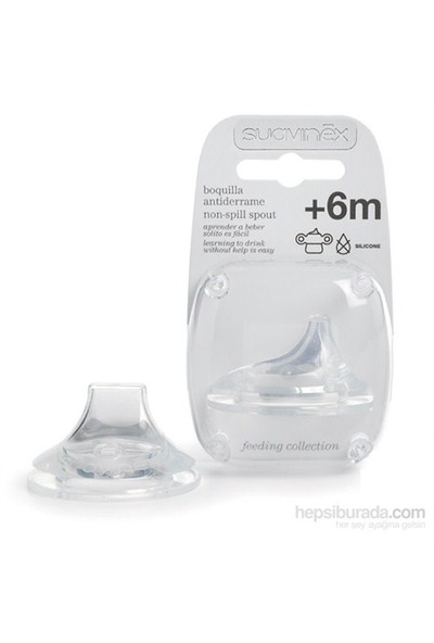 Suavinex Silikon Damla Akıtmaz Uç( 6M+)