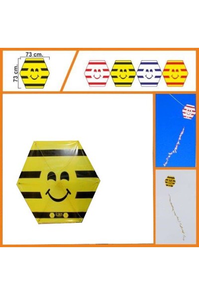 Gülen U002 Altıgen Büyük Boy Uçurtma Gülen U002 Altıgen Büyük Boy Uçurtma
