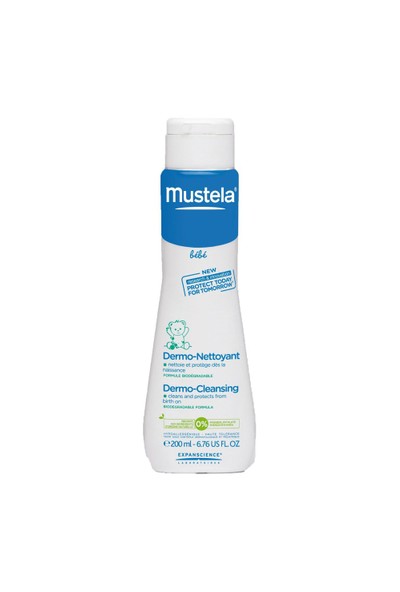 Mustela Dermo Cleansing 200 ml - Sabun İçermeyen Saç & Vücut Temizleyicisi Mustela Dermo Cleansing 200 ml - Sabun İçermeyen Saç & Vücut Temizleyicisi