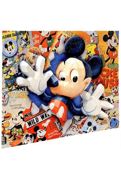 Mega Oyuncak Puzzles 200 Parça 3D Puzzle Breakthrough Mickey Mega Oyuncak Puzzles 200 Parça 3D Puzzle Breakthrough Mickey