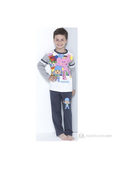 Roly Poly Pocoyo Çocuk Pijama / 2--3 Yaş / Grimelanj-Füme