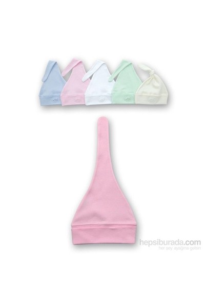 Sevi Bebe Üstten Bağlamalı İnterlock Şapka