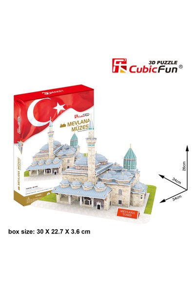 Cubic Fun 3D 116 Parça Puzzle Mevlana Müzesi Cubic Fun 3D 116 Parça Puzzle Mevlana Müzesi