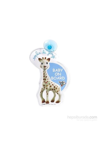 Sophie La Girafe Arabada Bebek Var