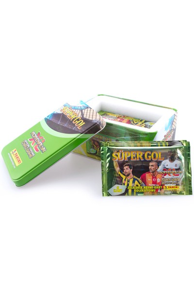 Süper Gol 14/15 Tin Box - Dikdörtgen