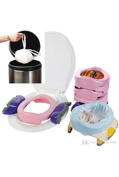 Potette Portatif Lazımlık / Pembe Potette Portatif Lazımlık / Pembe