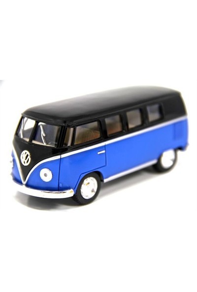 Kinsmart 1962 Volkswagen Klasik Minibüs (Mavi) 1:32 Diecast Metal Kinsmart 1962 Volkswagen Klasik Minibüs (Mavi) 1:32 Diecast Metal