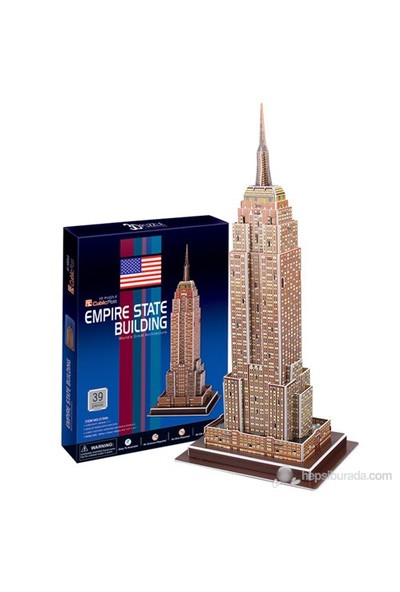 Cubic Fun 3D 39 Parça 3 Boyutlu Empire State Building Cubic Fun 3D 39 Parça 3 Boyutlu Empire State Building