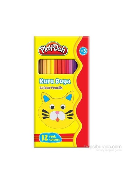 Play-Doh 12 Renk Kuru Boya Tam Boy