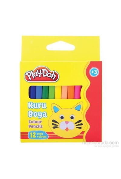 Play-Doh 12 Renk Kuru Boya Yarım Boy Play-Doh 12 Renk Kuru Boya Yarım Boy