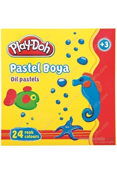 Play-Doh 24 Renk Pastel Boya