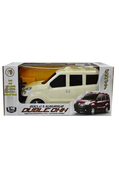 Om Uzaktan Kumandalı Şarjlı Doblo Araba-Beyaz Om Uzaktan Kumandalı Şarjlı Doblo Araba-Beyaz