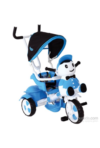 Babyhope 125 Yupi Panda Üç Tekerlekli Bisiklet / Mavi Babyhope 125 Yupi Panda Üç Tekerlekli Bisiklet / Mavi