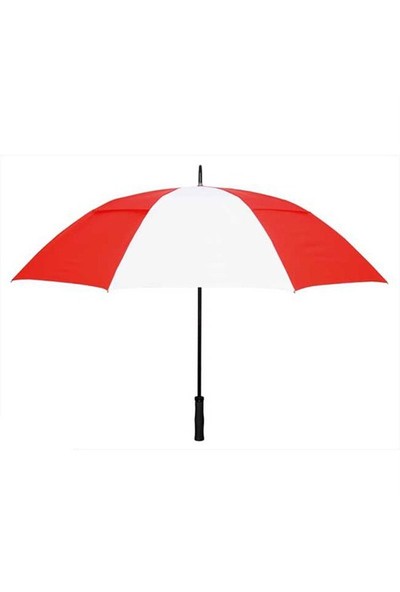 Pandoli Kırmızı Beyaz Türkiye Renklerinde Gösteri Şemsiyesi