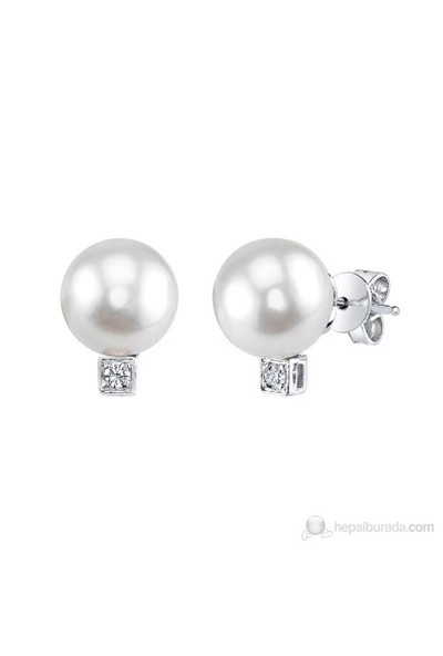 eJOYA Pırlanta Ve İnci Küpe