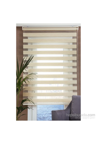 Comforsun Bambu Zebra Perde Krem100x200 Comforsun Bambu Zebra Perde Krem100x200