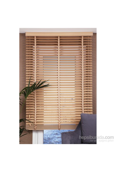 Comforsun 50 Mm Ahşap Jaluzi Perde Krem 60x200 Comforsun 50 Mm Ahşap Jaluzi Perde Krem 60x200
