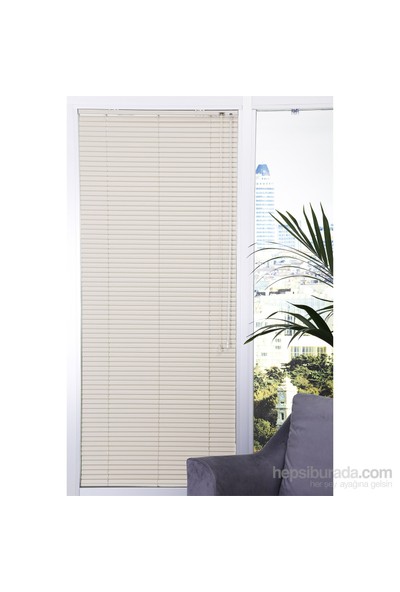 Comforsun 25 Mm Alüminyum Jaluzi Perde Bej 60x200 Comforsun 25 Mm Alüminyum Jaluzi Perde Bej 60x200