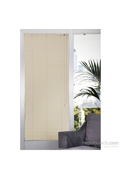 Comforsun 25 Mm Alüminyum Jaluzi Perde Ekru 60x200 Comforsun 25 Mm Alüminyum Jaluzi Perde Ekru 60x200
