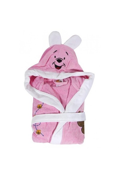 Bilgiçler 9-10 Yaş Çocuk Bornozu Pembe