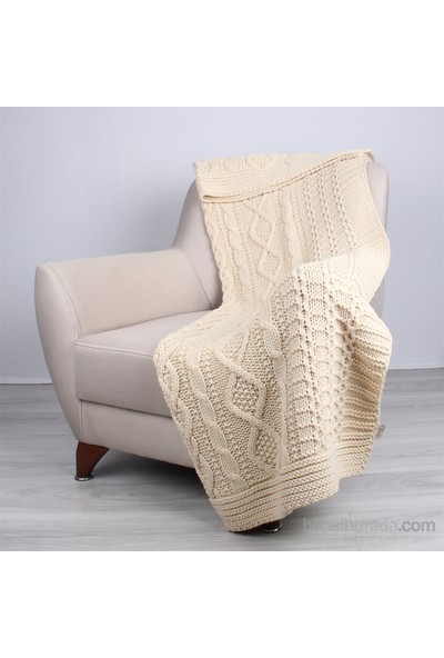 Betireshome Örgü Battaniye Naturel