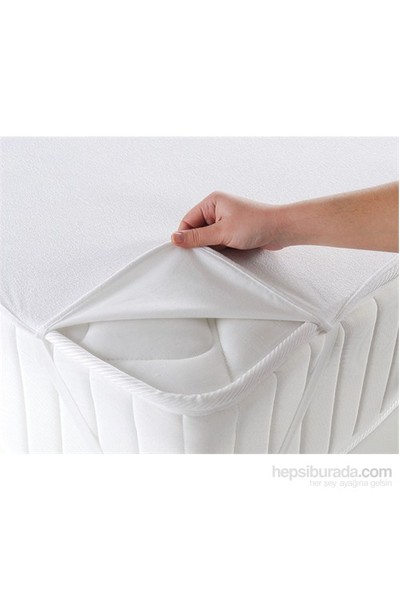 Walls Home Çift Kişilik Sıvı Geçirmez Alez 160X200-Beyaz (Yatak Koruyucu)