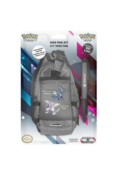 Nintendo Pokemon Diamant Edition Mini Pak Kit Çanta Gri New 3Ds & 3Ds Nintendo Pokemon Diamant Edition Mini Pak Kit Çanta Gri New 3Ds & 3Ds
