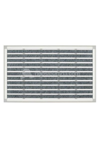 Desan - Halı Fitilli Alüminyum Paspas - 49x80cm ELEGANT MAT