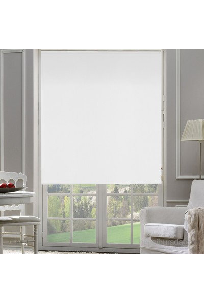 Taç Inova Kendini Temizleyen Mat Polyester Stor Perde Beyaz