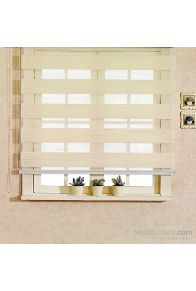 Taç Inova Kendini Temizleyen Pliseli Zebra Perde Krem Taç Inova Kendini Temizleyen Pliseli Zebra Perde Krem