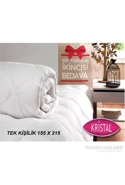 Kristal 1 Alana 1 Bedava Tek Kişilik Yorgan Kristal 1 Alana 1 Bedava Tek Kişilik Yorgan