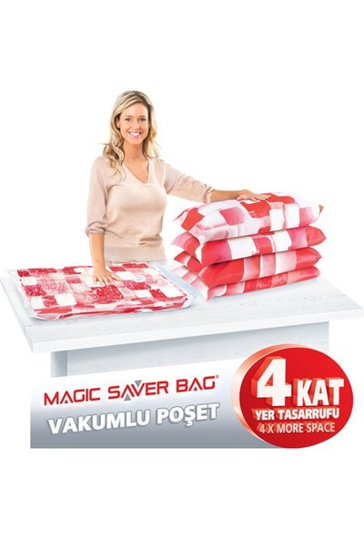 Magic Vakumlu Poşet Hurç 4'Lü Set Magic Vakumlu Poşet Hurç 4'Lü Set