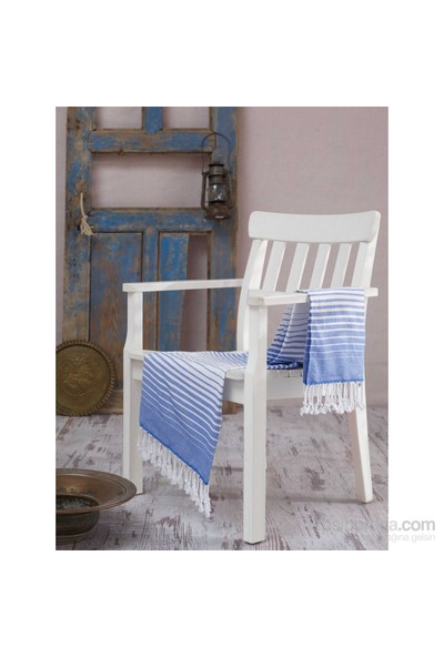 Eponj Home Peştemal Gökkuşağı Mavi