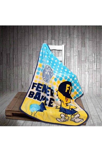 Merinos Bebek Vizon Lisanslı Battaniye Fb Balon