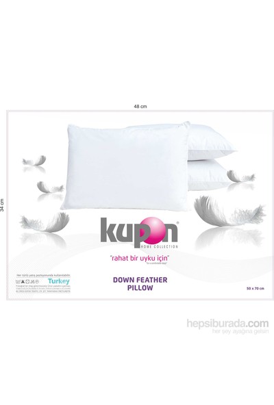 Kupon Kaz Tüyü Yastık Kupon Kaz Tüyü Yastık