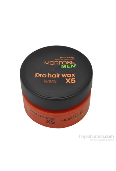 Morfose Men Pro Hair Wax Strong Hold (Turuncu) 150 gr