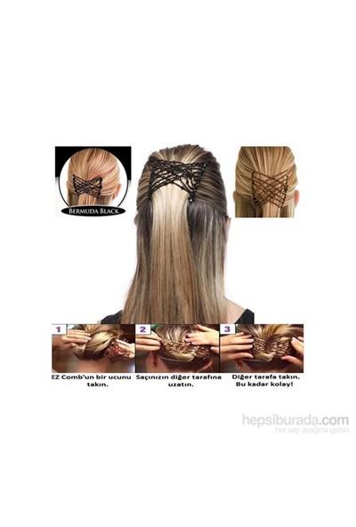 Hepsi Dahice Ez Comb Sihirli Saç Tokası 2 Adet Birden Hepsi Dahice Ez Comb Sihirli Saç Tokası 2 Adet Birden