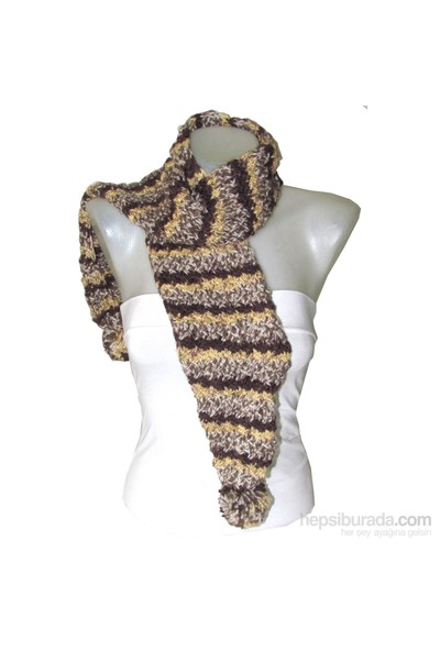 Pafuli Kahverengi Çocuk Atkısı