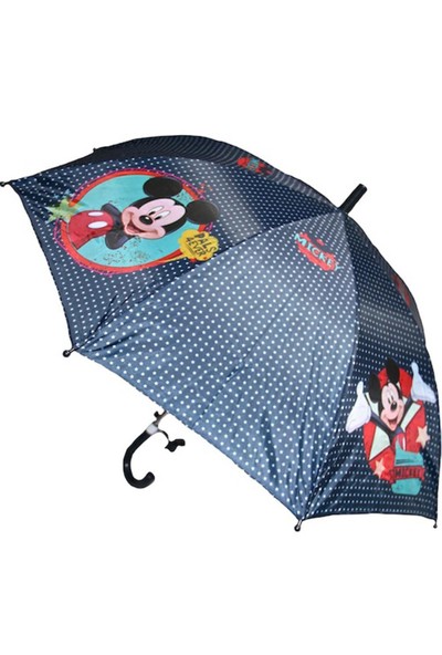 Vardem Cars Mickey Baston Çocuk Şemsiye Vardem Cars Mickey Baston Çocuk Şemsiye