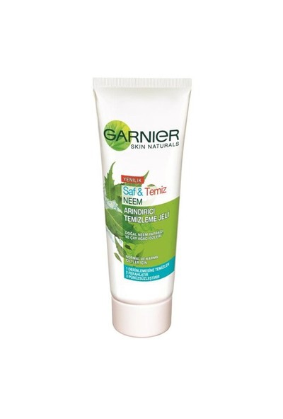 Garnier Neem Arındırıcı Temizleme Jeli 100ML Garnier Neem Arındırıcı Temizleme Jeli 100ML