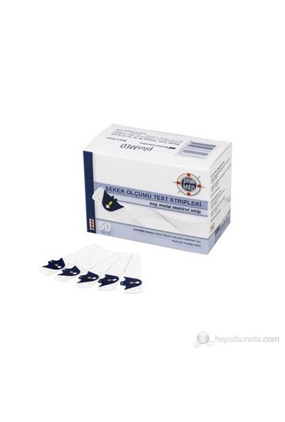 Plusmed Seker Ölçüm Stribi 50 Adet