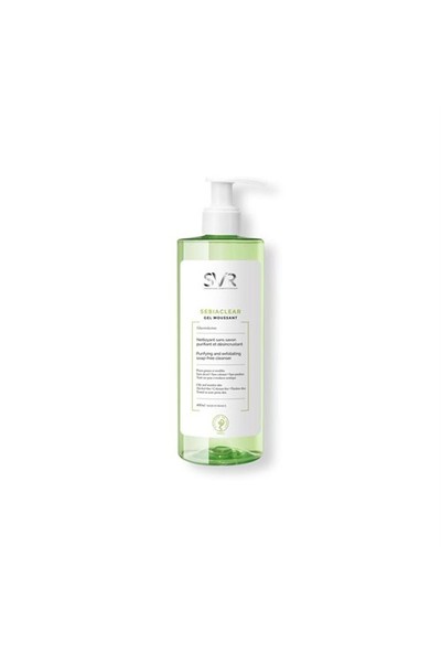 SVR Sebiaclear Foaming Gel 400ml - Yağlı ve Hassas Ciltler İçin Temizleme Jeli SVR Sebiaclear Foaming Gel 400ml - Yağlı ve Hassas Ciltler İçin Temizleme Jeli