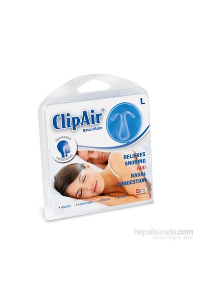 ClipAir -L- Horlama ve Burun Tıkanıklığı Önlemeye Yardımcı Aparat
