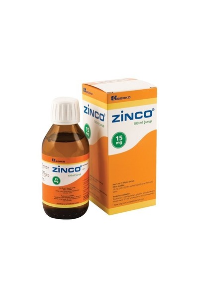 Zinco (Çinko) Şurup 15 Mg / 100 Ml