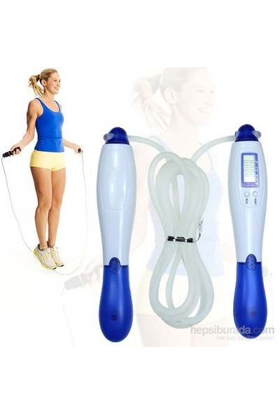 Hepsi Dahice Kilo ve Yağ Ölçerli Sayaçlı İp Atlama Aleti