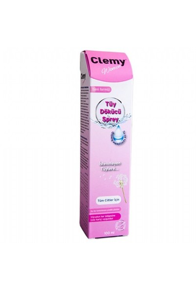Clemy Tüy Dökücü Sprey Women 100 Ml Clemy Tüy Dökücü Sprey Women 100 Ml