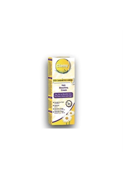 Clemy Tüy Sarartici Krem 105 Ml Clemy Tüy Sarartici Krem 105 Ml