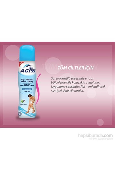 Agiss Tüm Ciltler İçin Tüy Dökücü Köpük 175Ml